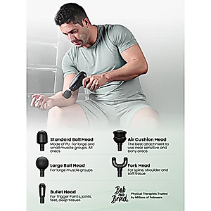 BOB AND BRAD Massage Gun, UNI Mini Massage Gun Deep Tissue Muscle Massage Gun, Upgrade 10mm Amplitude Portable Percussion Massage Gun, Massagers Gun Handheld Deep Tissue Mini Travel Massage Gun