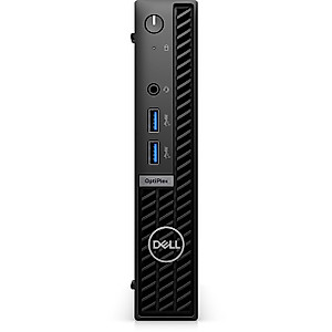 Dell OptiPlex 7010 MFF Desktop Computer - 13th Gen Intel Core i5-13500T 14-Core up to 4.6 GHz, 16GB RAM, 1TB NVMe SSD + 1TB HDD, Intel UHD Graphics 770, Wi-Fi 6E + Bluetooth, Windows 10 Pro