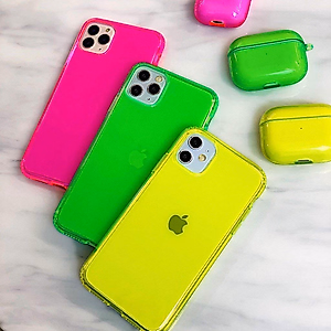 VELVET CAVIAR Compatible with iPhone 11 Pro Max Case Neon Pink - Cute Clear Protective Phone Cover for Women, Girls (Hot Pink)