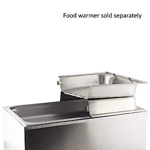 Thunder Group Stainless Steel Hinged Dome Cover 3 x 21.25 x 13 Inch