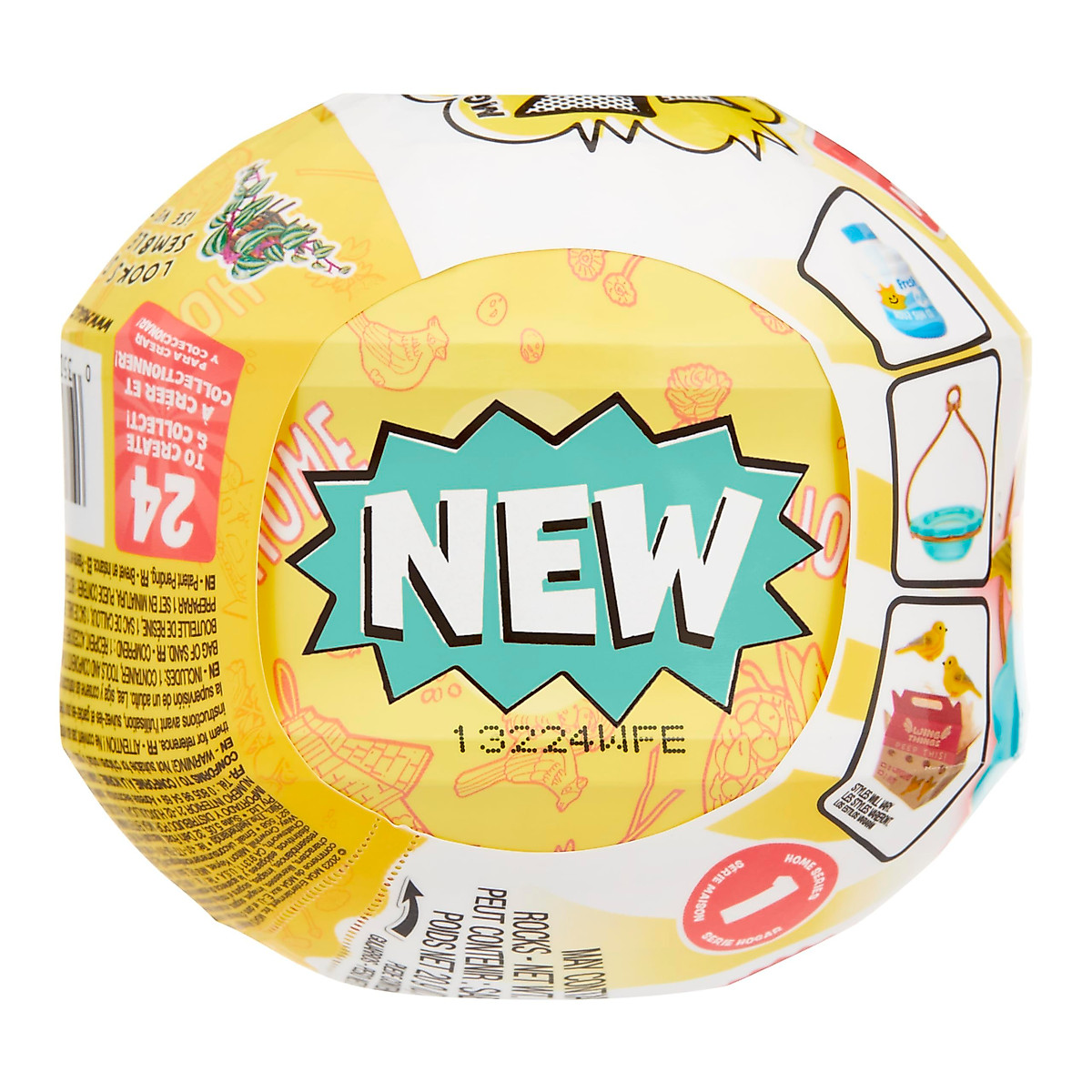 MGA's Miniverse Make It Mini Lifestyle Home Series 1 Collectibles, Mystery Blind Packaging, DIY Crafts, Resin Play, Replica Items, Mini Plants, Birdhouses, Bouquets Collectors, 8+