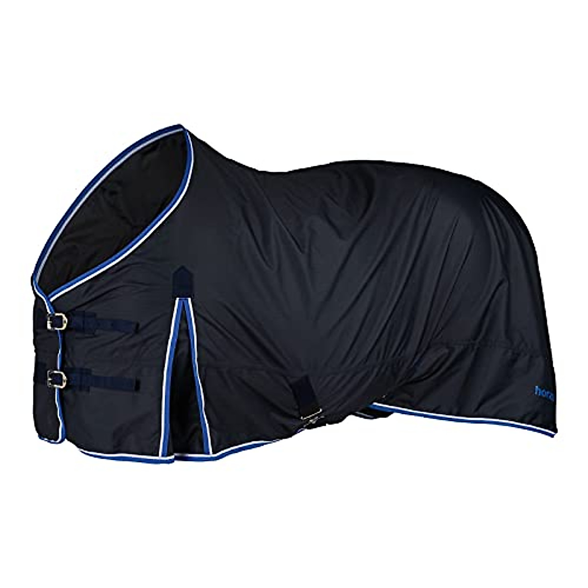 HORZE Glasgow Light Weight Waterproof Turnout Horse Sheet (No Fill) - Dark Blue - 75 in