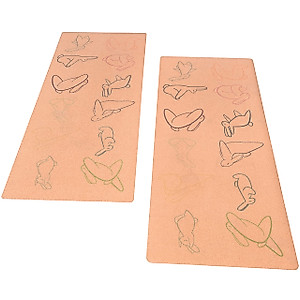 Constructive Playthings Bunny Cork Yoga Mat, Yoga Mat for Home and Classroom, Eco-Friendly Yoga Mat for Kids, Ages 3 Years & Older