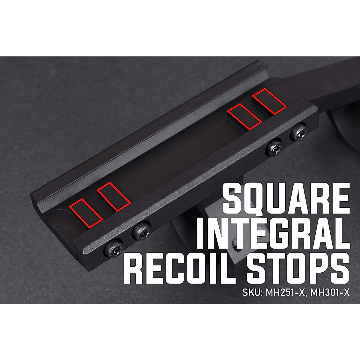Monstrum Offset Scope Mount with Integrated Level Bubble