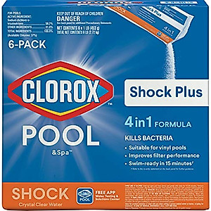 Clorox Pool&Spa Shock Plus 6 Pack (1 lb Bags)