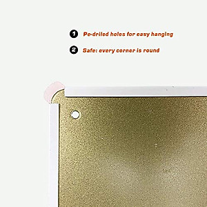 HOUVSSEN Chakra Knowledge Poster Multi Wall Décor Art Gift for Yogaer Chart Metal Tin Sign School Signs 8x12 Inch