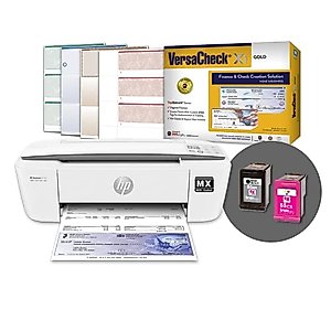 VersaCheck HP DeskJet 3755 MXE MICR All-in-One Check Printer and VersaCheck X1 Gold Check Printing Software Bundle (3755MX)