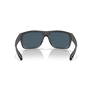 Costa Del Mar Man Sunglasses Matte Gray Frame, Gray Lenses, 60MM