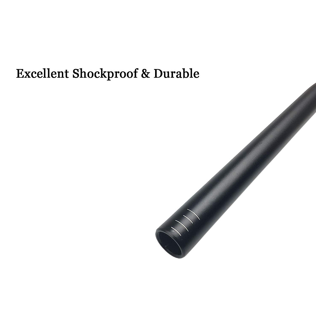 Wake 31.8mm MTB Mountain Bike Handlebar, Aluminum Alloy Mountain Bike Bicycle Riser Handlebar Extra Long 720/780mm with Paint Matte Surface (Black, 780mm)