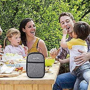 Mini Thermal Bag, Snack Bag, Insulated Lunch Bag, Lunch Cooler Bags, Exact Designed for Insulated Food Jar below 27oz, Lunch Tote Bag for Child,Men,Women …