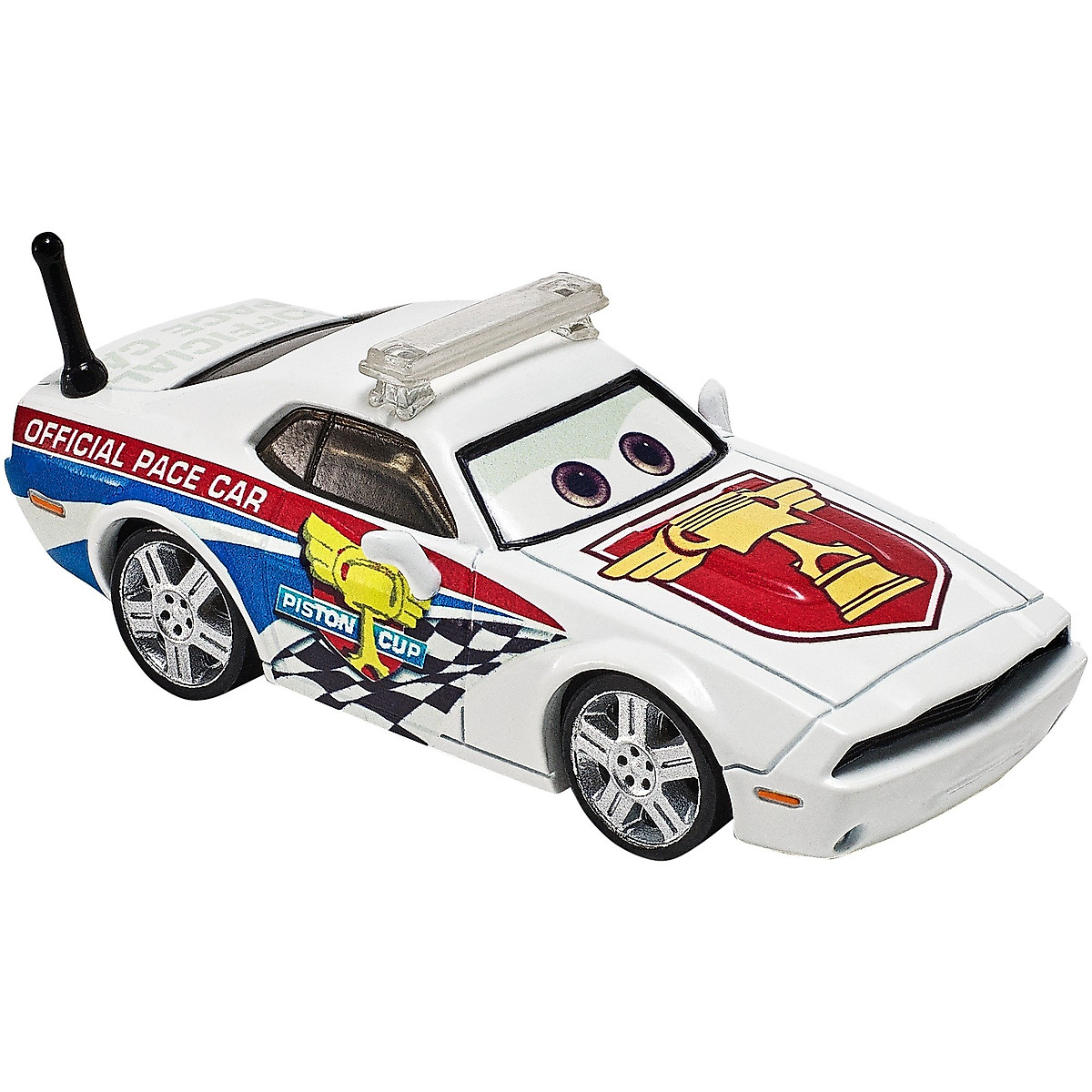 Disney Cars Toys Toys Pat Traxson Die-cast Vehicle, Miniature, Collectible Racecar Automobile Toys Based on Cars Toys Movies, For Kids Age 3 and Older, Multicolor, DXV80