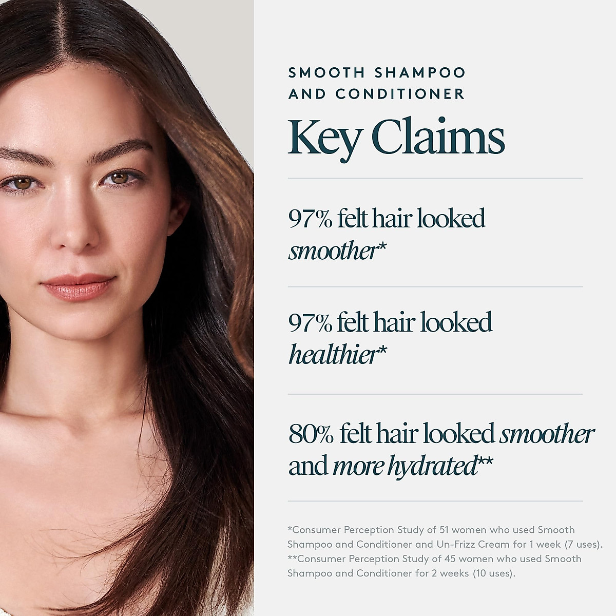 Virtue Smooth Sulfate Free Shampoo and Conditioner Set for Frizz Control for Curly Hair, Safe for All Hair Types, Color Safe