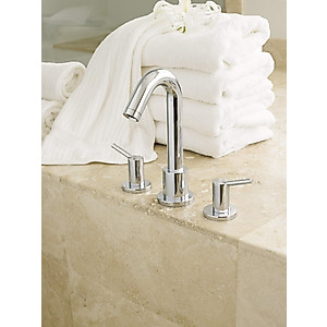 hansgrohe Talis S Modern -Handle Wide Roman Tub Filler Freestanding Bathtub Faucet in Chrome, 32313001
