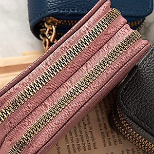 Tessem double zipper wallet Travel accessories wallets card sets of wallet Zero wallet youth fashion wallet purse women's gift
