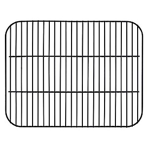 Hisencn Replacement Parts Grill Burner, Heat Plate Shield, Grill Grates for Dyna-Glo 3 Burner Open Cart Propane DGC310CNP-D, DGC310RNP-D, DGC310BNP-D, 19 3/5 inch Porcelain Coating Steel Cooking Grid