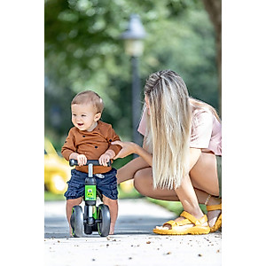 The Original Croco Ultra Lightweight and Sturdy Balance Bike.2 Models for 2, 3, 4 and 5 Year Old Kids. Unbeatable Features. Toddler Training Bike, No Pedal. (Green Dinosaur, Baby 8 Inch)
