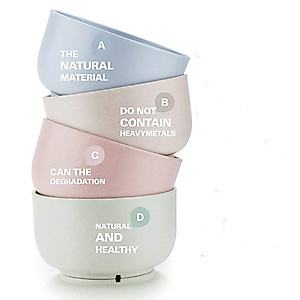 Greentiming Small Cereal Bowl Colorful Dinner Bowls Set of 4, Unbreakable Lightweight Durable Meal Rice Bowl - 12 oz Microwavable Bowl for Salad, Soup, Fruits, Desserts, Portable Bowl for Picnic