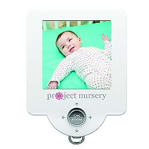 Project Nursery 5" High Definition Baby Monitor System with 1.5" Mini Monitor - White