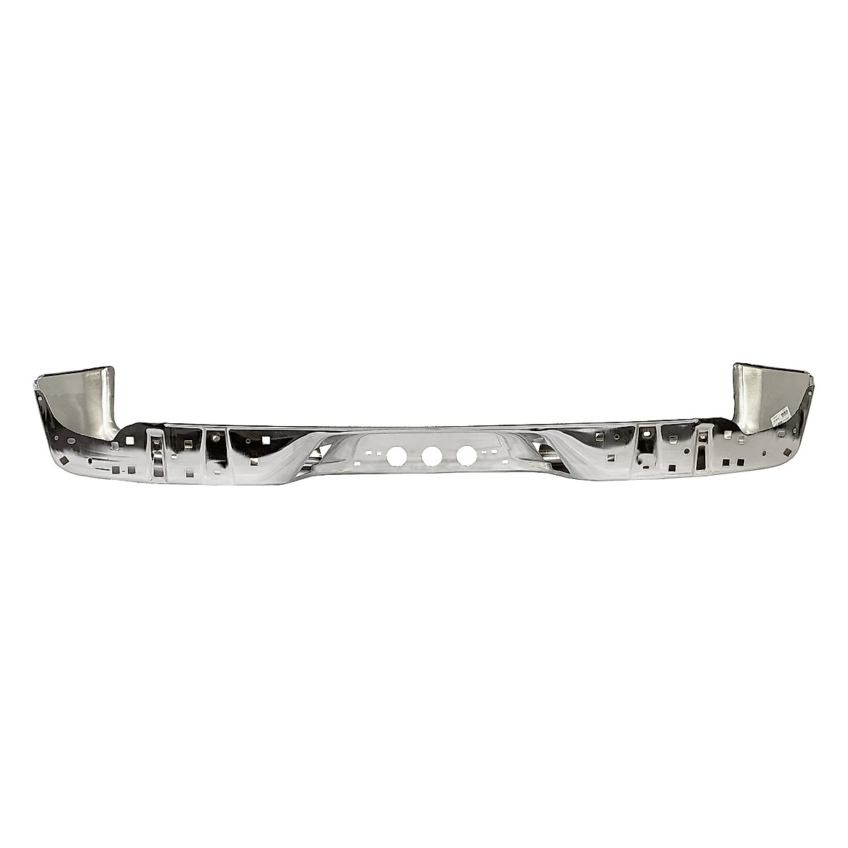 BUMPER-KING Rear Bumper Compatible with 2007-2013 Toyota Tundra Pickup 07-13 TO1102244 Chrome without Park Assist