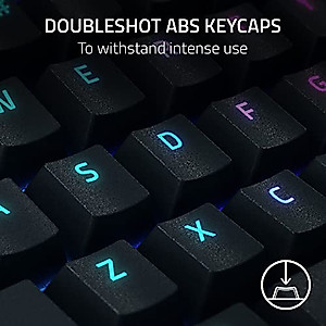 Razer BlackWidow V4 Pro Wired Mechanical Gaming Keyboard: Yellow Mechanical Switches - Linear & Silent - Doubleshot ABS Keycaps - Command Dial - Programmable Macros - Chroma RGB - Magnetic Wrist Rest