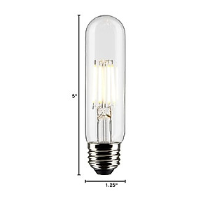 Satco S21344/06 5.5-Watt LED E26 Light Bulbs, 2700K, 15000 Hour Rating, Dimmable