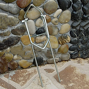 Rod Pole Stand Holder, Outdoor Portable Iron Adjustable Pole Stand Bracket Fishing Rod Rest Holder Support Tackle Tool