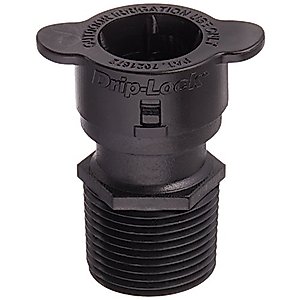 Orbit 67493 3/4" MPT x 1/2" Drip Irrigation Drip-Lock Adapter