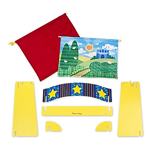 Melissa & Doug Wooden Tabletop Puppet Theater