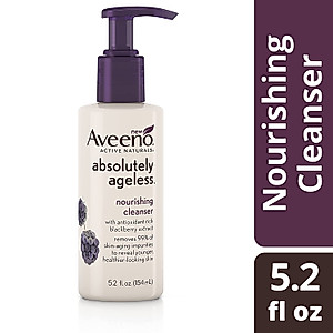 Aveeno Absolutely Ageless Nourishing Cleanser 5.2 Ounce (155ml) (3 Pack)
