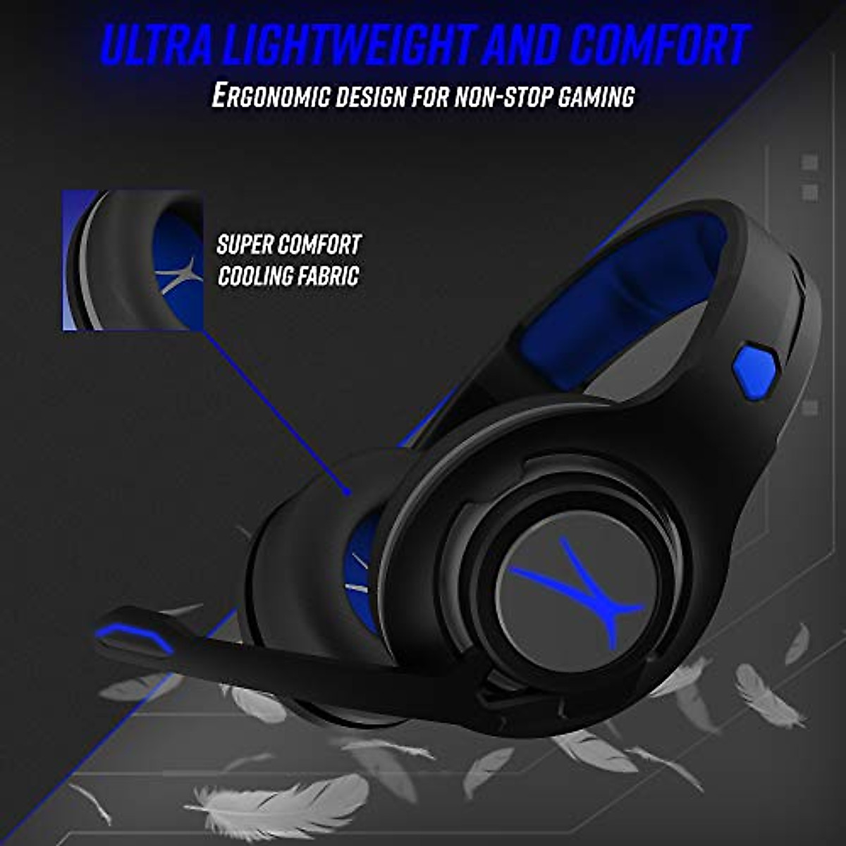 Premier Accessory Group Stereo Headphones, Gaming Headset for Mobile Phones, PC, PS4, and Xbox (AL2000)