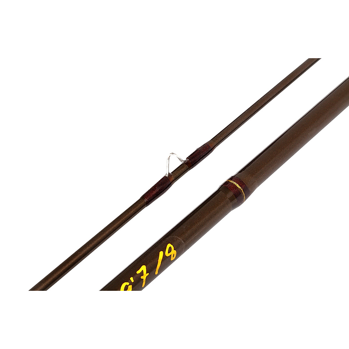 # 7/8 Carbon Fly Fishing Rod Pole 4 Pieces Medium-Fast Action Light Feel 2.7M Length Trout River Fishing