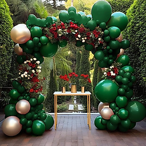 Green Yellow Balloon Garland Double Stuffed Balloons Different Sizes Latex matte Yellow Green Balloon Pastel Emerald Green Yellow Balloon Arch Kit for Birthday Baby Shower Wedding Sunflower Party Deco