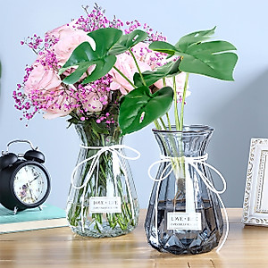 4PCS Artificial Monstera Plants Faux Turtle Leaf Palm Tree Tropical Deliciosa Leaves for Home Office Garden and Party Decorations (Green)