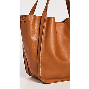 Madewell Women's Sydney Tote, Burnished Caramel, Brown, Tan, One Size