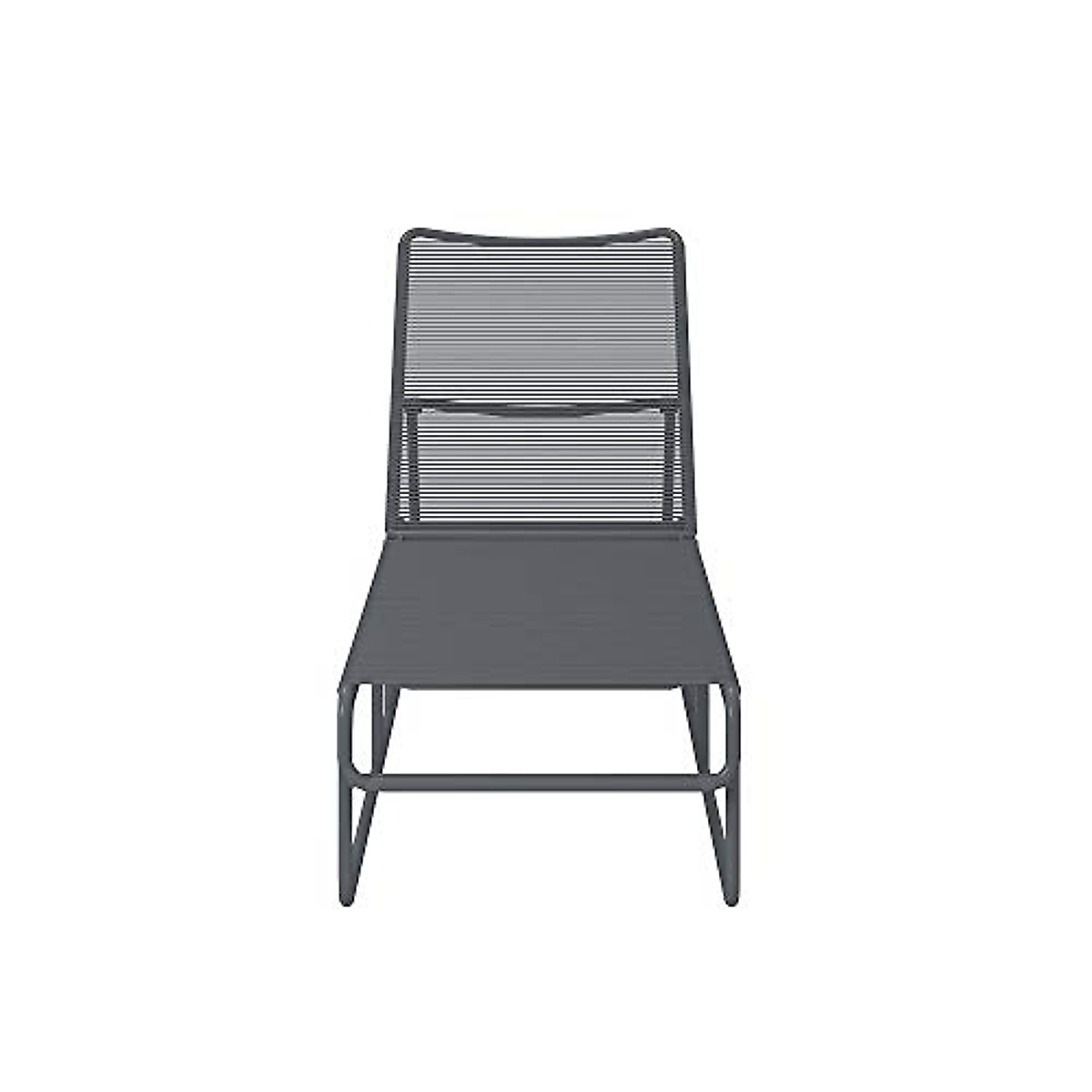 CosmoLiving by Cosmopolitan Nyla Chaise Lounger, Charcoal