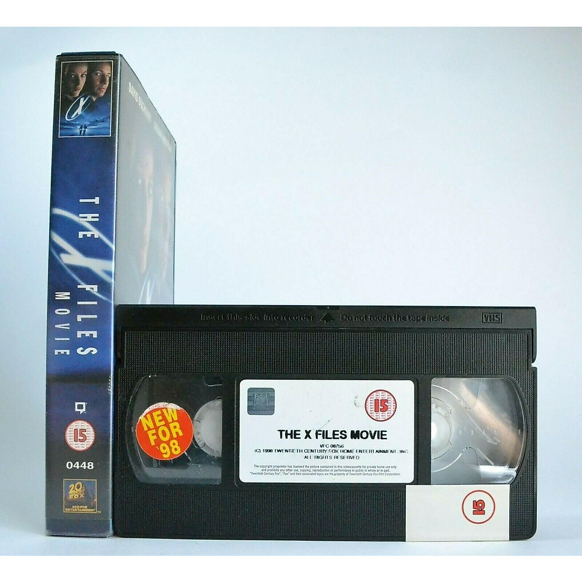 The X-Files Movie (1998): Sci-Fi Thriller - Large Box - David Duchovny - Pal VHS