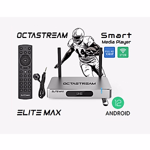 New OctaStream Elite Max Latest Technology Android TV Box 2025, Android Tv Box, Voice Control Remote, 6K with 4Gb RAM & 64 GB Media Player