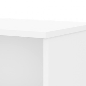 Bush Business Furniture 2-Shelf 29-inch H Bookcase, White (BK3036WH)