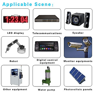 SUPERNIGHT Voltage Reducer DC 48V to 12V 30A 360W Step Down Converter, IP68 Waterproof Voltage Regulator, Voltage Reducer 48V to 12V Golf Cart Club Car forklifts (DC48V to 12V 30A)