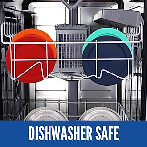 Replacement Lid for Pyrex 5" Storage Plastic Cover 2 Cup Bowl 7200-PC Turqoise (10-Pack)