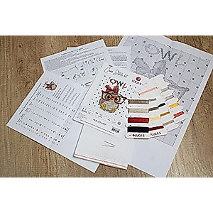 Cross Stitch Kit Luca-S - The Owl with Glasses, B1403