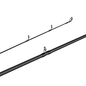 PENN Squadron III 7’ Inshore Casting Rod; 1-Piece Fishing Rod, 10-17lb Line Rating, Medium Rod Power, Fast Action, 1/4-1 oz. Lure Rating, titanium/red/gold