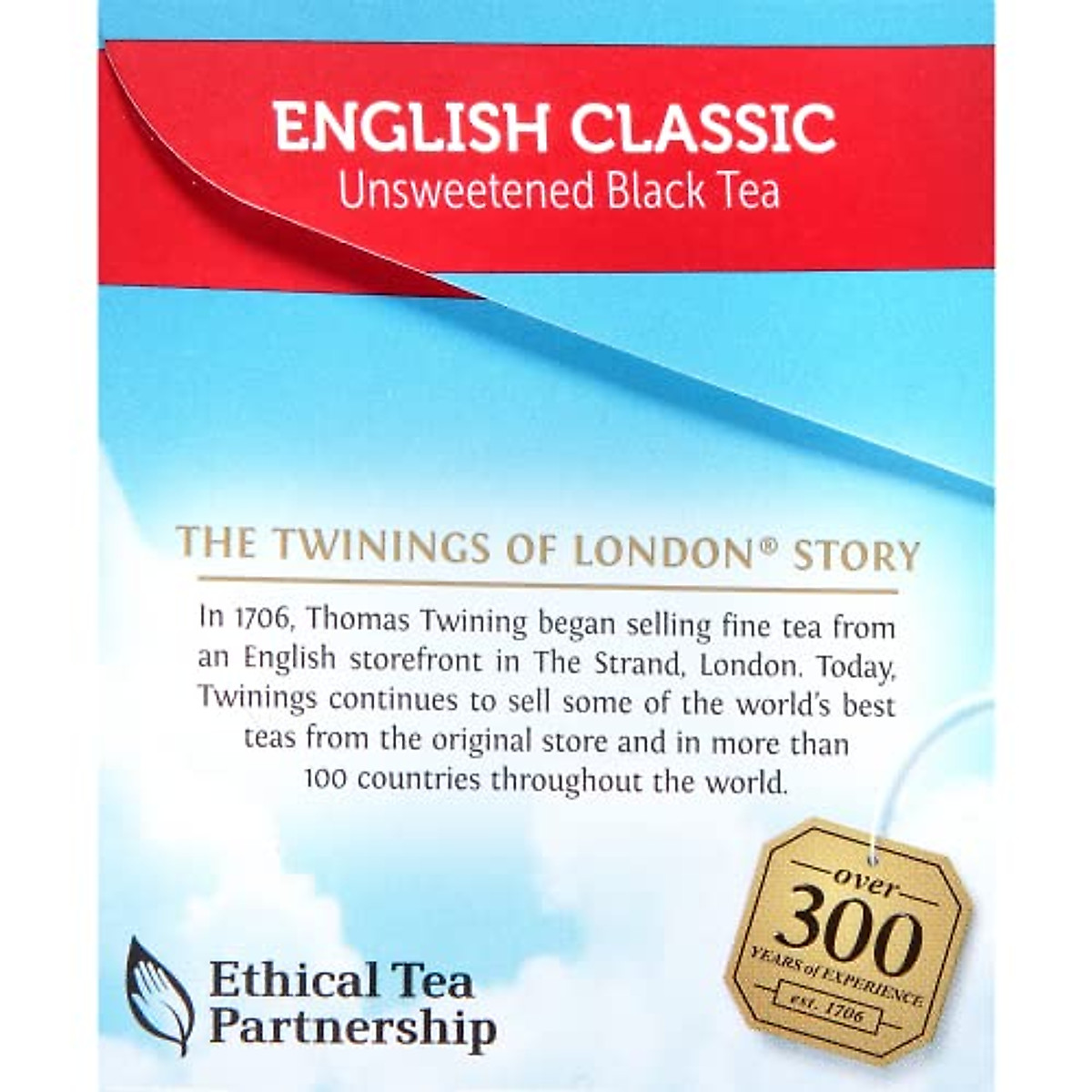 Twinings Tea Cold Brew Tea Bags for Iced Tea - English Classic Black Tea, Unsweetened, Easy Brew in Cold Water, 20 Count (Pack of 2)