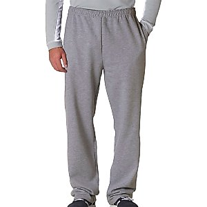 Jerzees Adult Open-Bottom Sweatpants with Pockets (974)