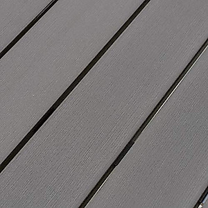 Christopher Knight Home Coral Outdoor 7 Piece Dining Set with Table, Gray