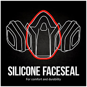 3M Professional Paint Respirator, Medium, N95, 7512PA1-A