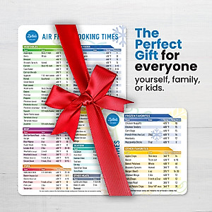 Instant Pot Cooking Times Chart - Pressure Cooker Accessories Cook Times - Easy to Use & Clean Strong Magnet - Instant Pot Cheat Sheet Magnet Set Quick Reference Guide - White