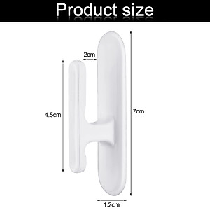 4 Pieces Cord Safety Blind Pull Twister Window Wrap Cleats Blind Holder Curtain Cord Wind Up Baby Child Proofing Window Gate Safety Adhesive Wall Hanging Hooks