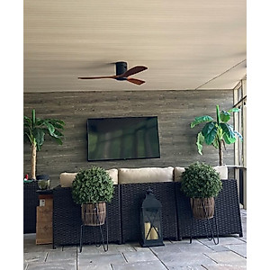 Set of 2 -Pre-Potted Artificial Potted Shrubs UV Resistant,24" Artificial Boxwood Topiary Ball Tree,for Indoor and Outdoor Home Garden(Green)