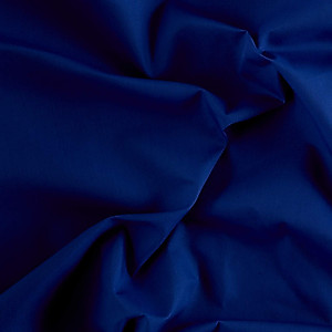 60" Poly Cotton Broadcloth Royal, Fabric by the Yard